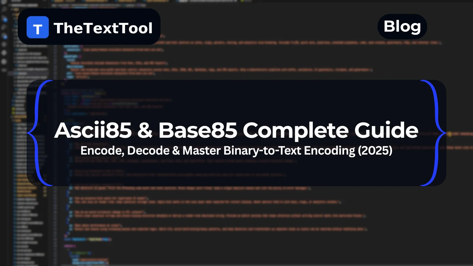 Ascii85 & Base85 Complete Guide: Encode, Decode & Master Binary-to-Text Encoding (2025) | The ...
